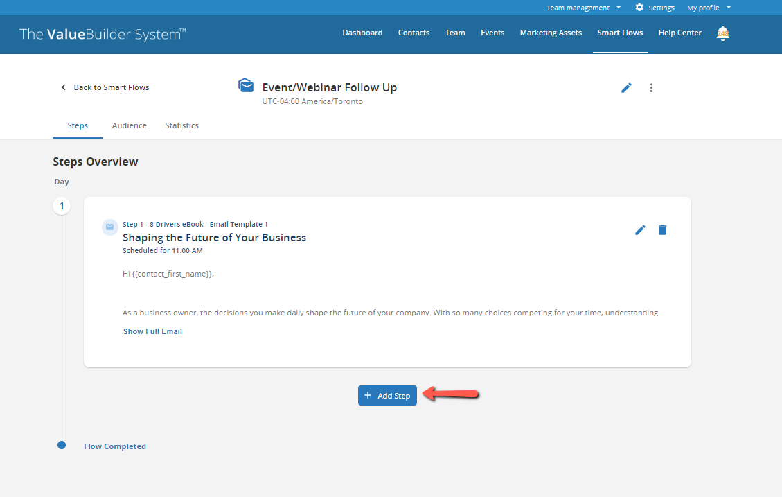 Creating a Smart Flow – Value Builder System