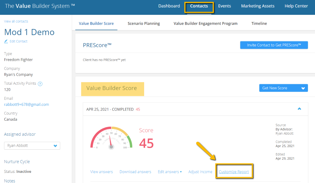 How Do I Edit The "Consider the Following" Section Of The Value Builder ...