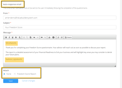 Freedom Score Tool Guide – Value Builder System